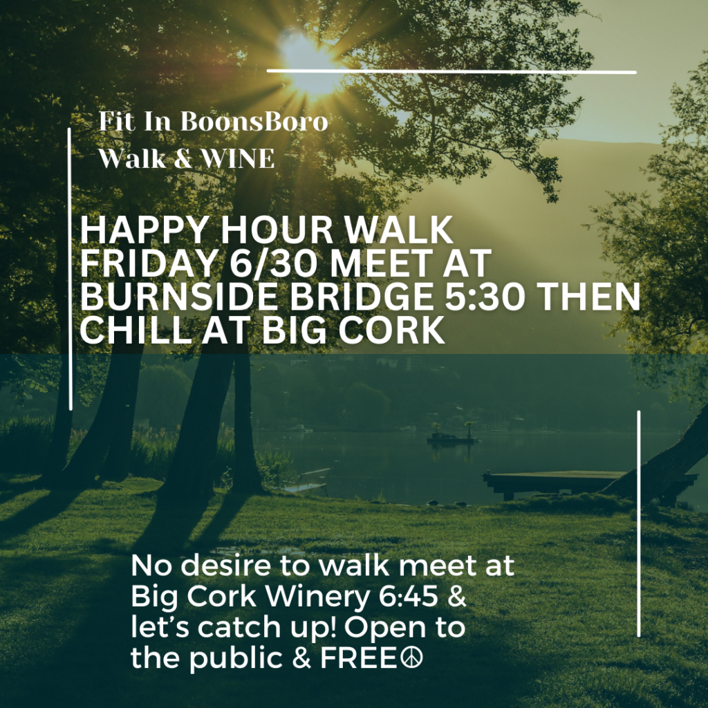 Happy Hour Walk! Join us 6/30, 5:30 PM at Burnside Bridge! - Fit in ...